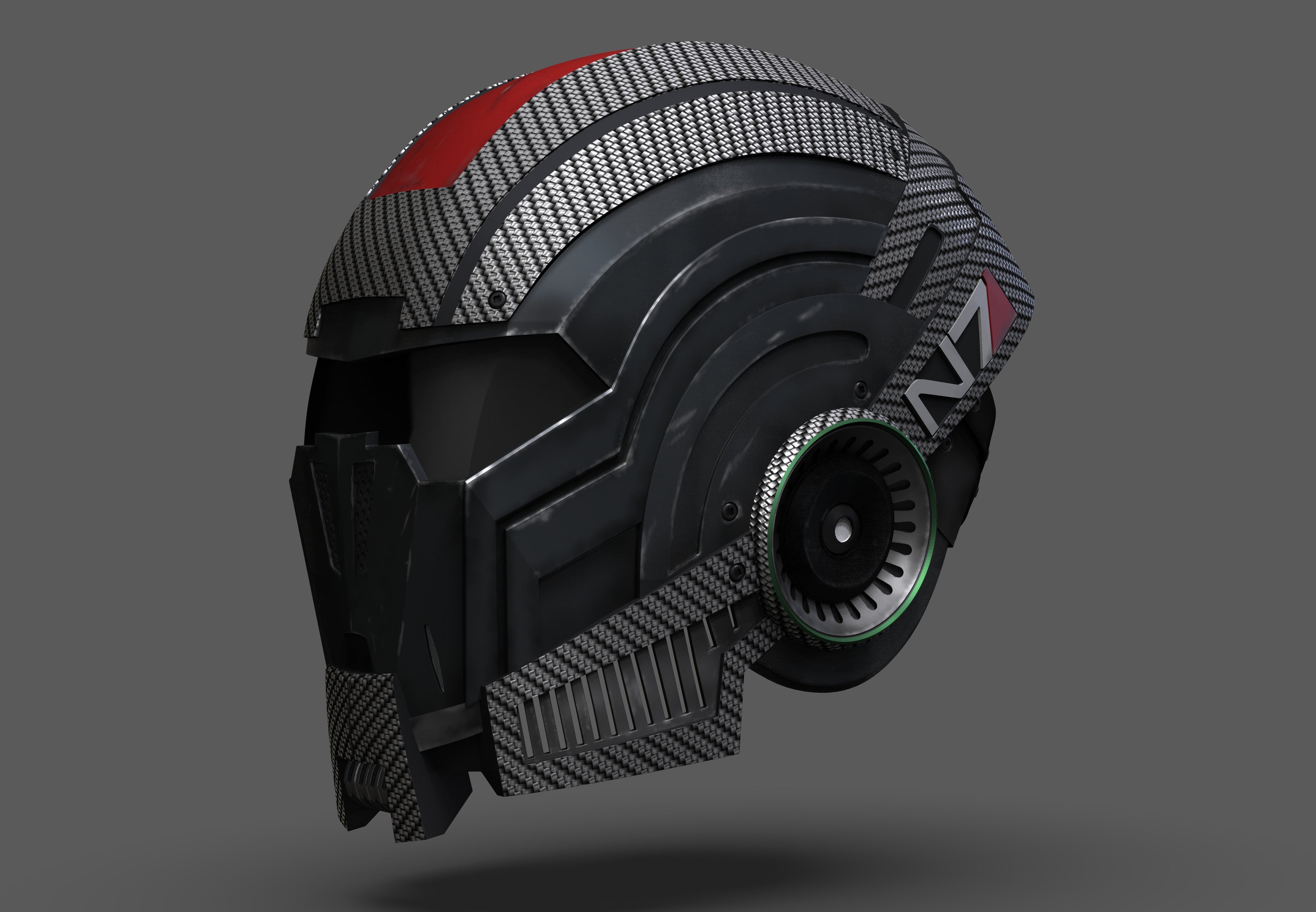 N7 Mass Effect Helmet STL — Nikko Industries