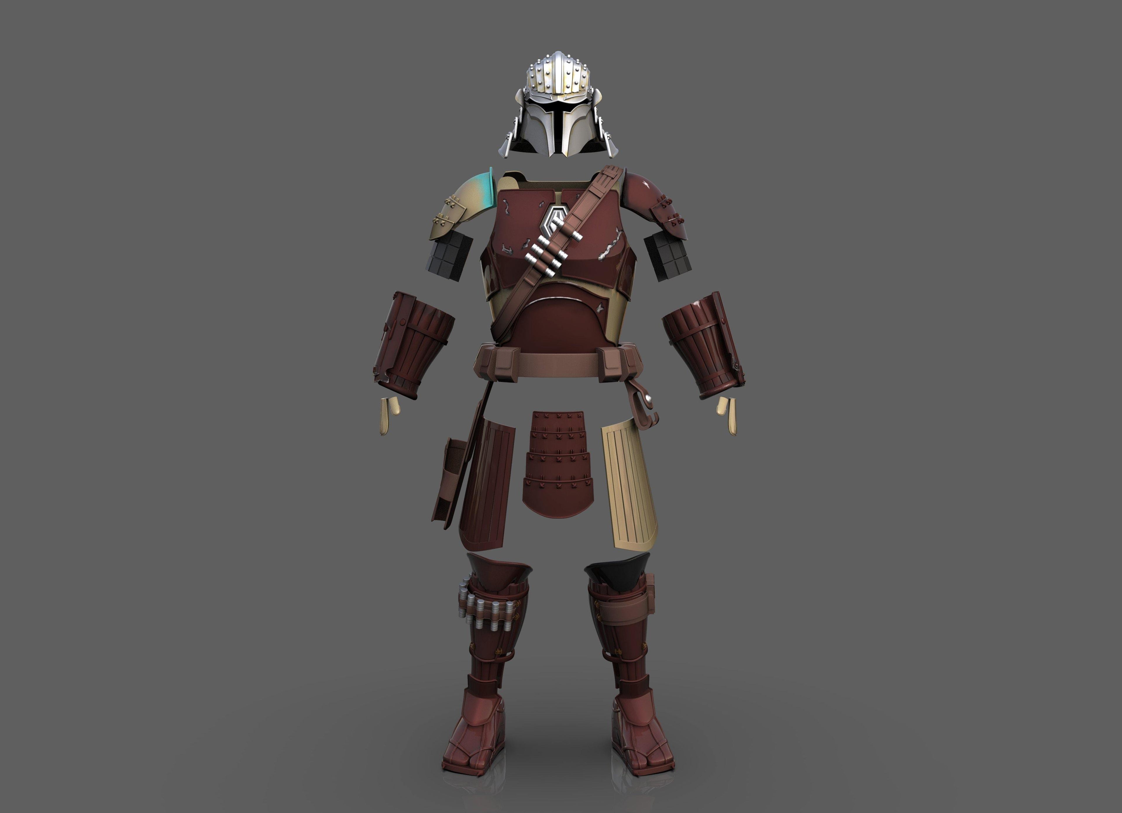 Mandalorian Samurai Armor STL — Nikko Industries