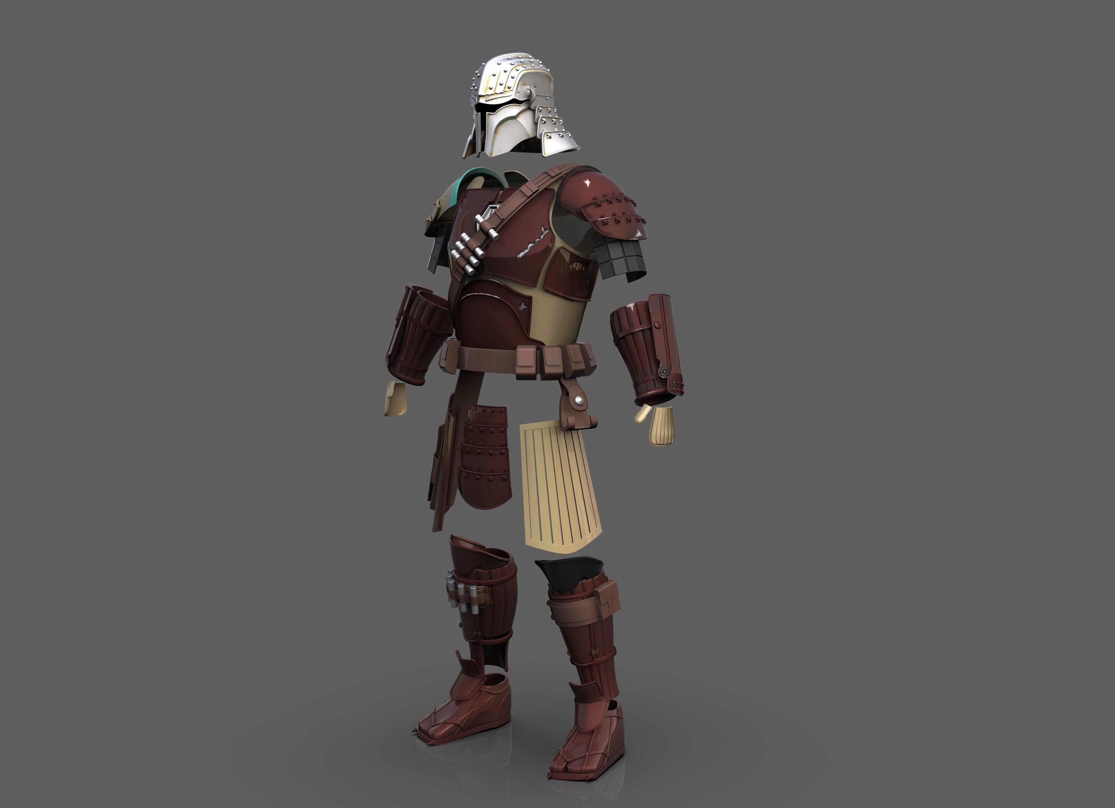 Mandalorian Samurai Armor STL — Nikko Industries
