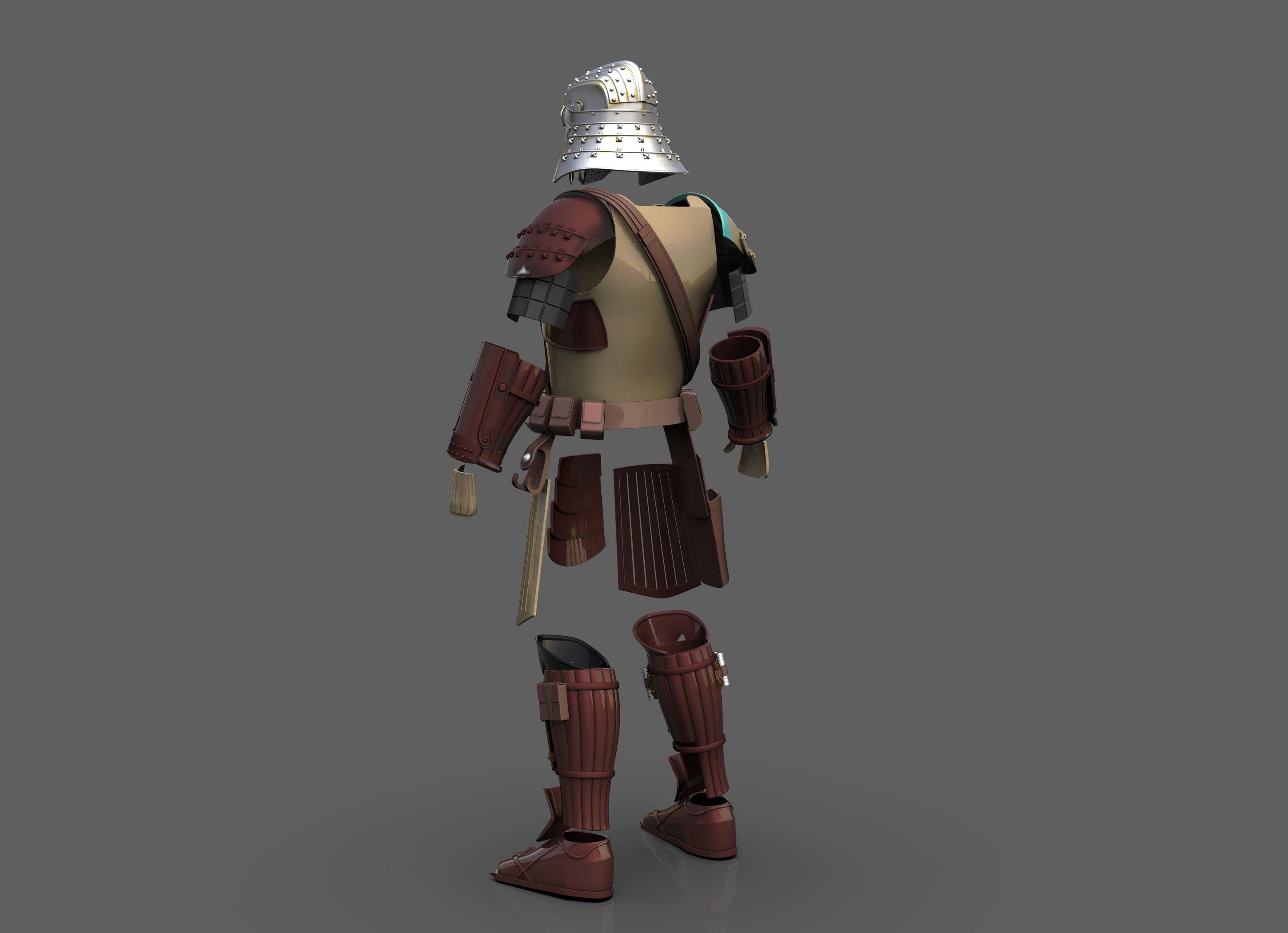 Mandalorian Samurai Armor STL — Nikko Industries