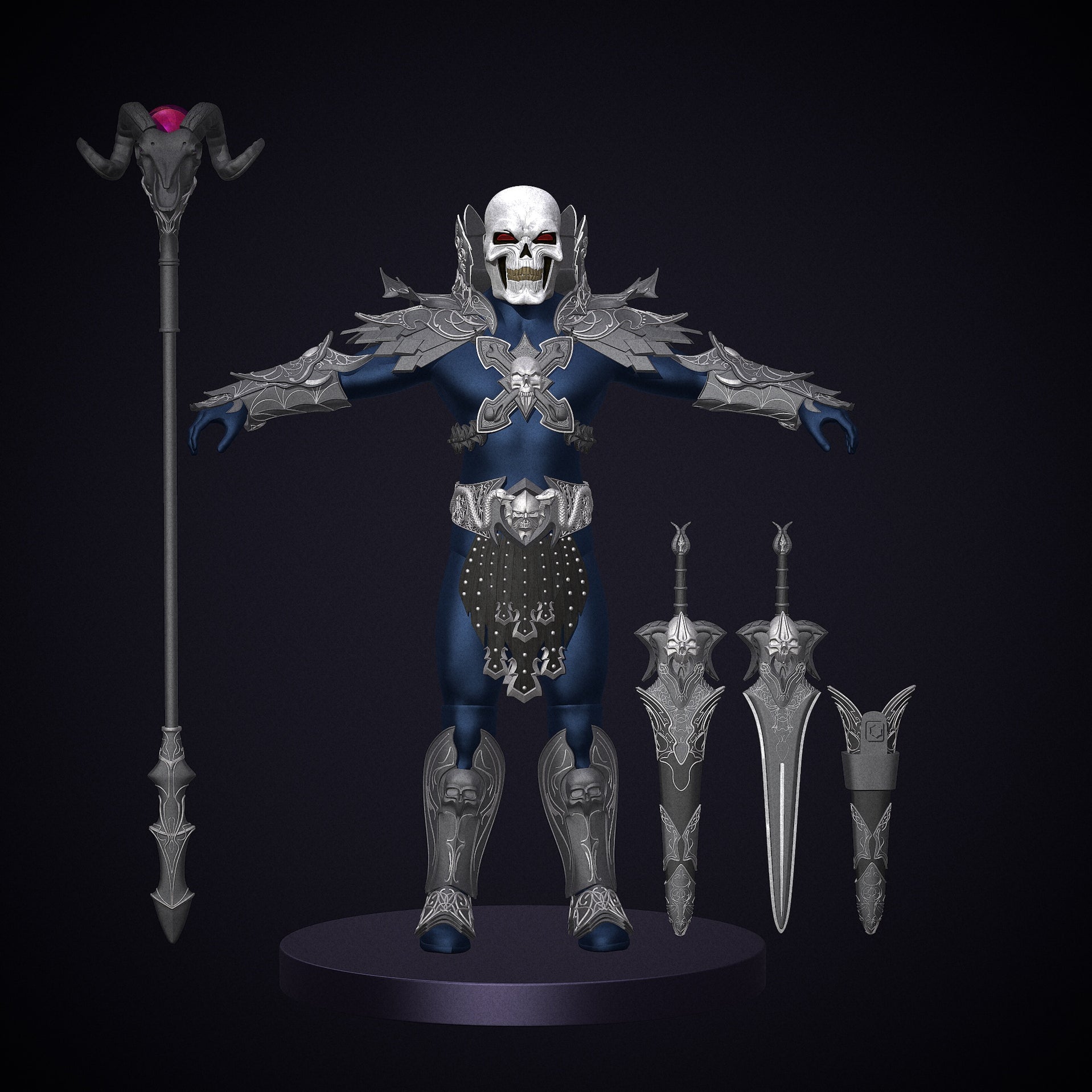 Skeletor Armor stl — Nikko Industries
