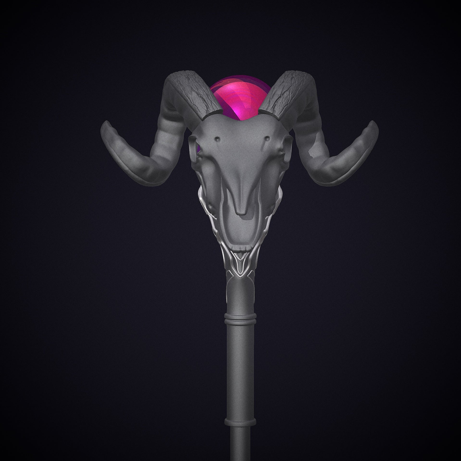 Skeletor Battle Staff stl — Nikko Industries