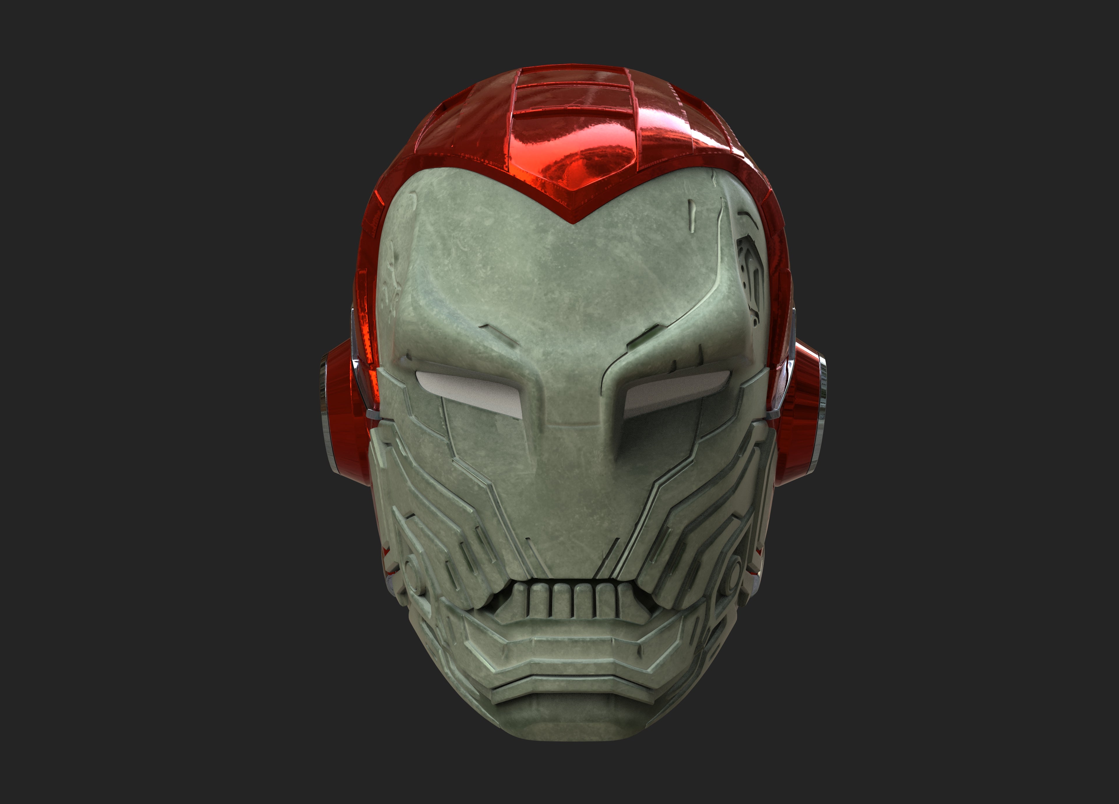 Tech Skull Iron Man Helmet STL — Nikko Industries