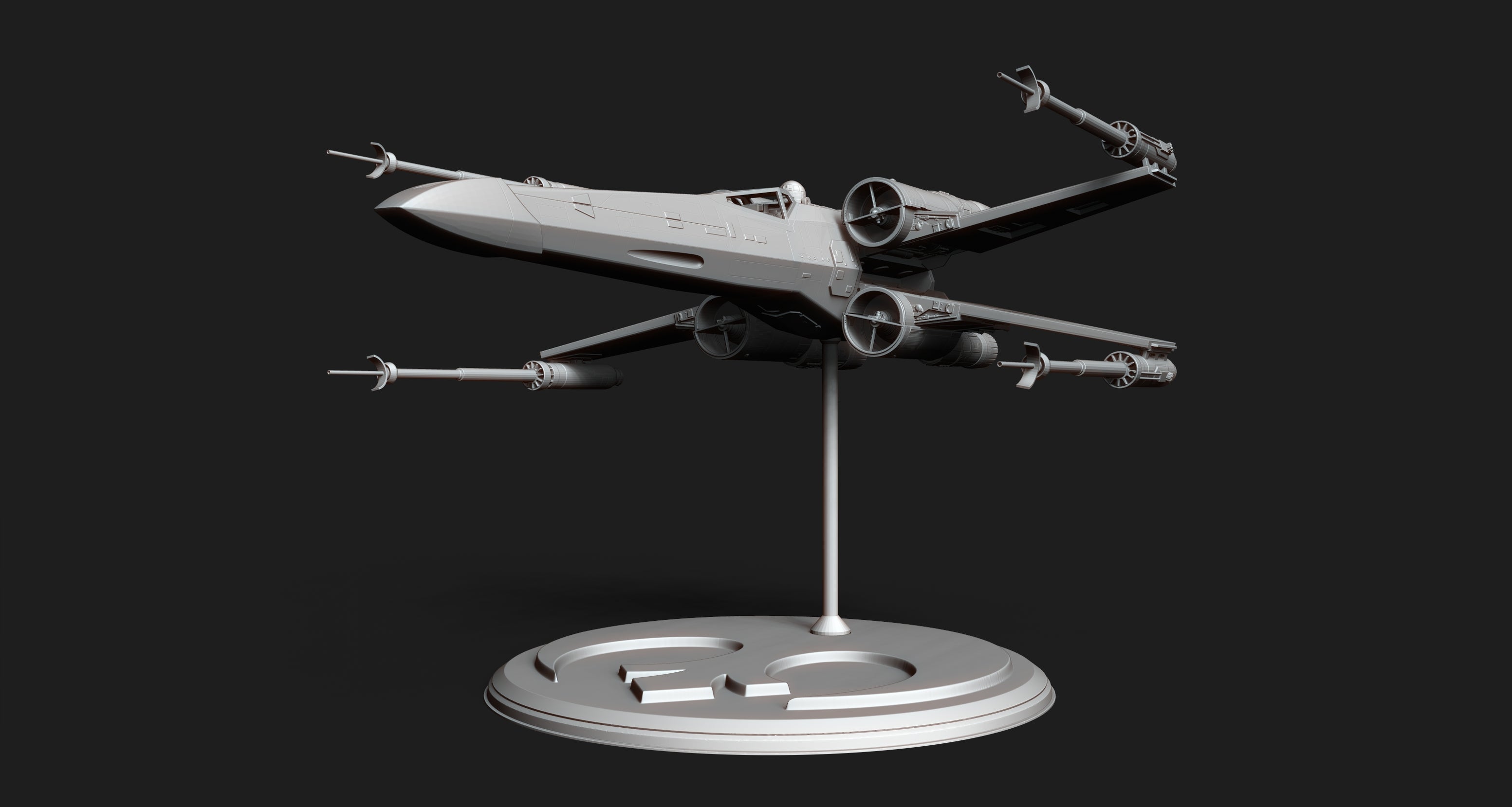 X-Wing Display STL — Nikko Industries