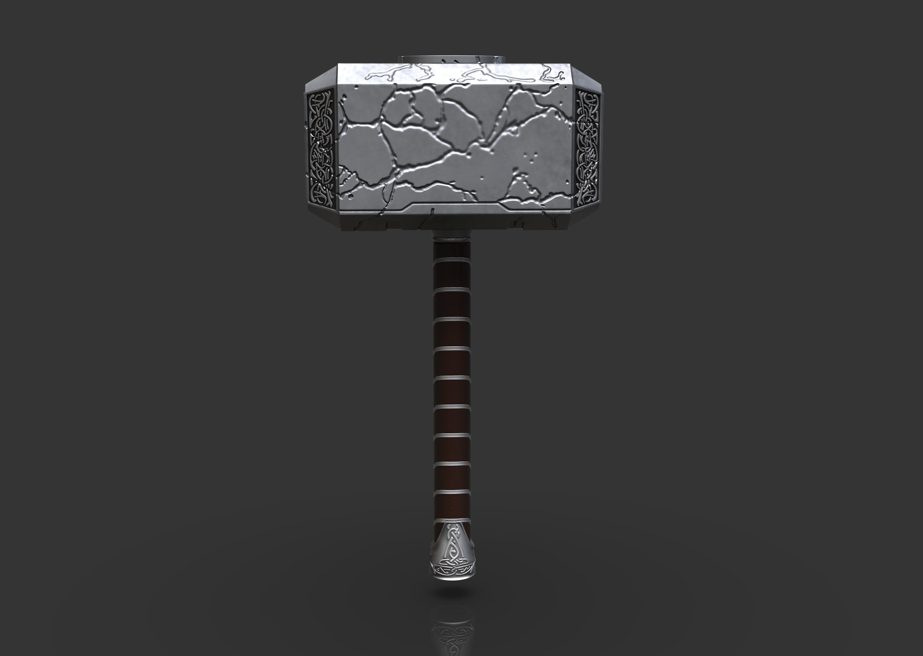 Broken Mjolnir STL- Thor Love and Thunder — Nikko Industries