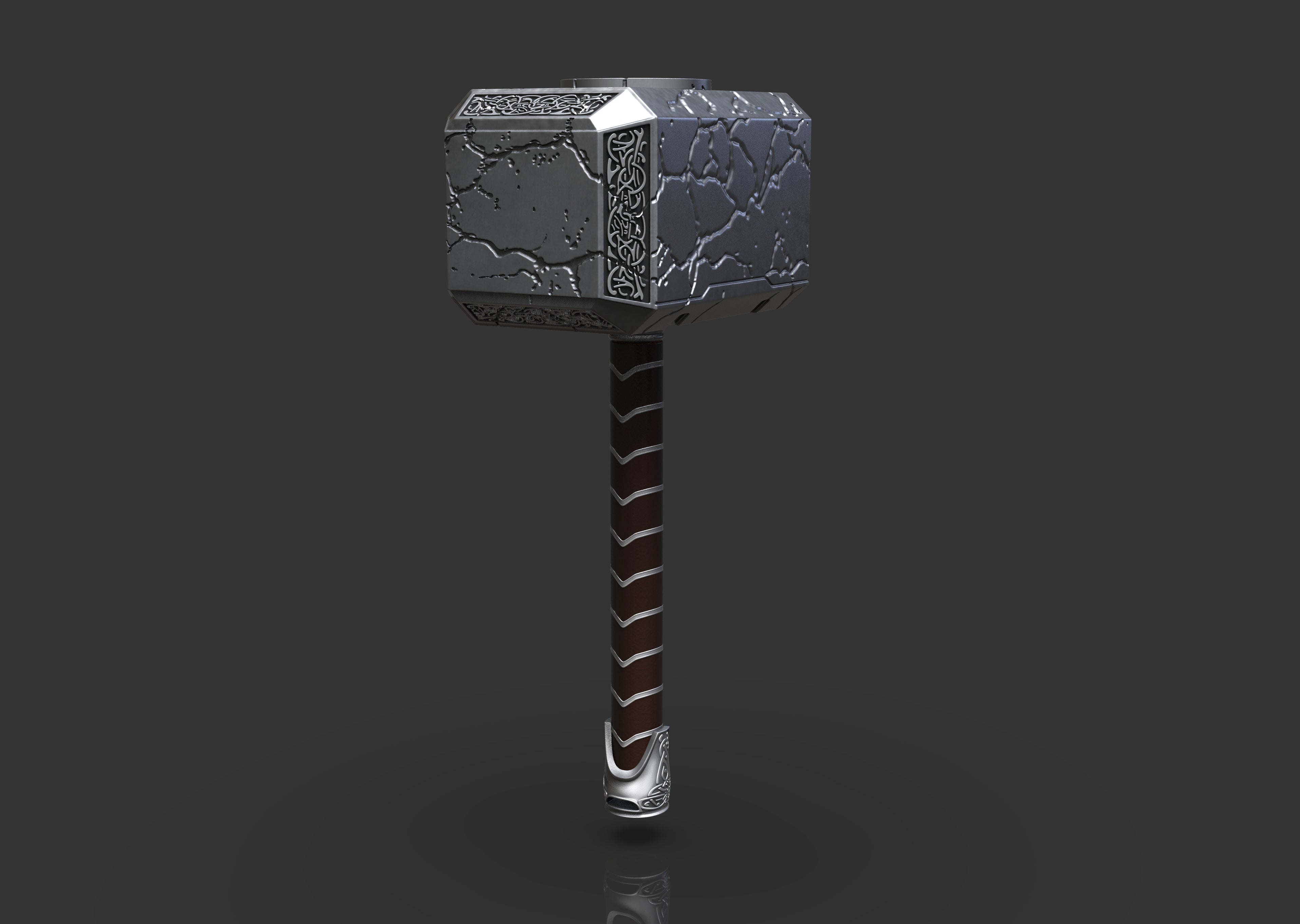 Broken Mjolnir STL- Thor Love and Thunder — Nikko Industries