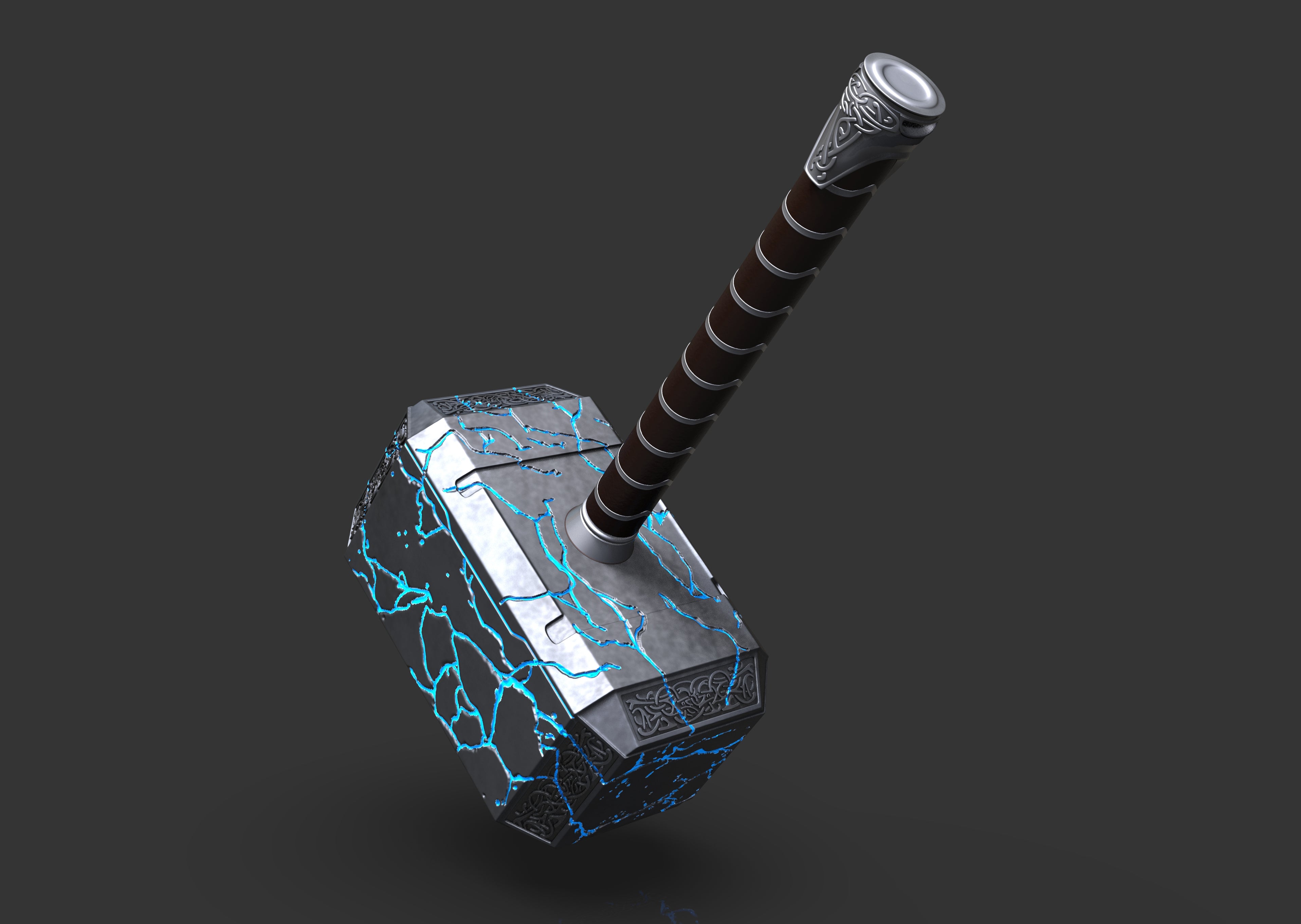 Broken Mjolnir STL- Thor Love and Thunder — Nikko Industries