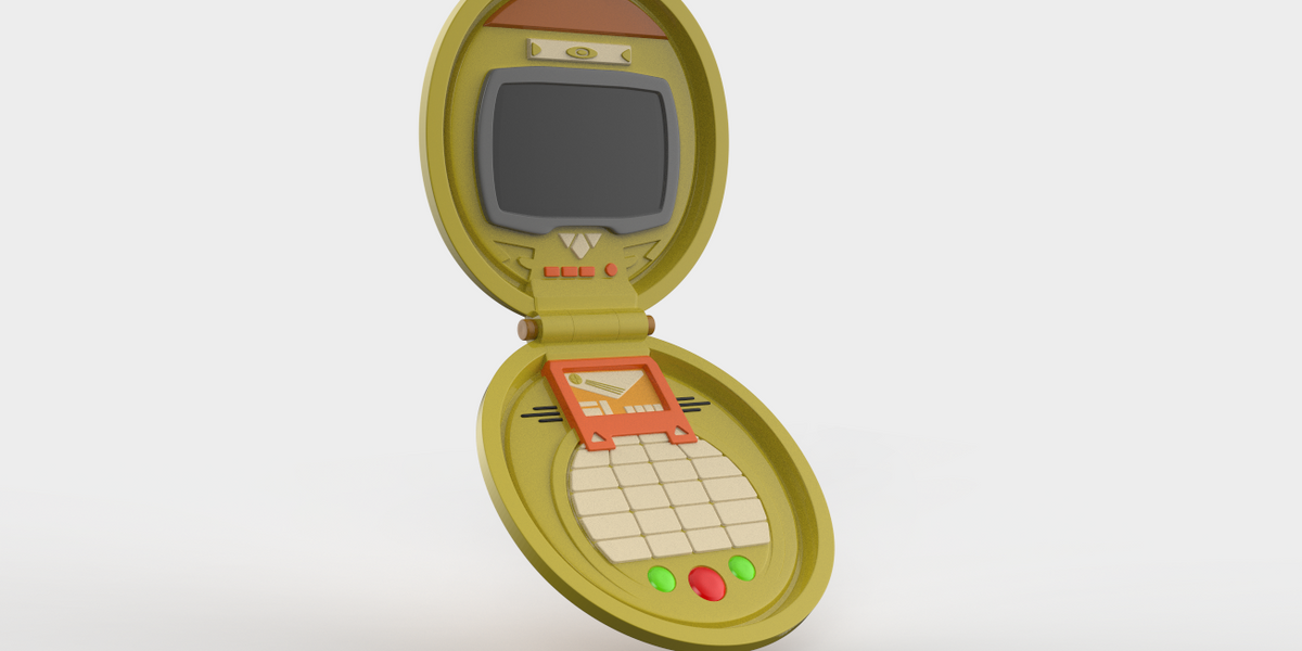 90's Ninja Turtle Communicator STL — Nikko Industries