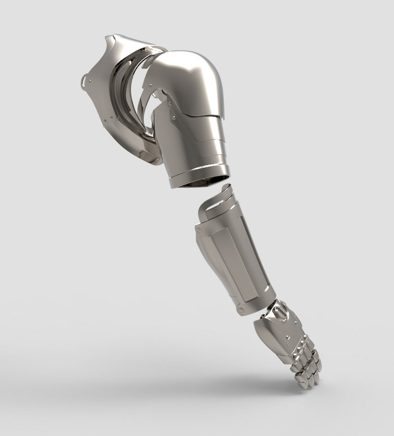 Full Metal Alchemist Edward Elric Arm STL — Nikko Industries