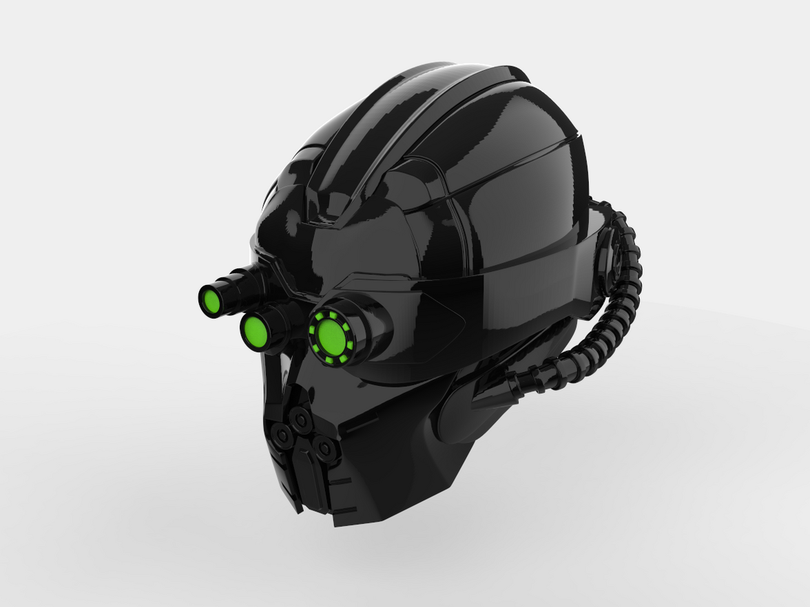 StarCraft Ghost Helmet STL — Nikko Industries